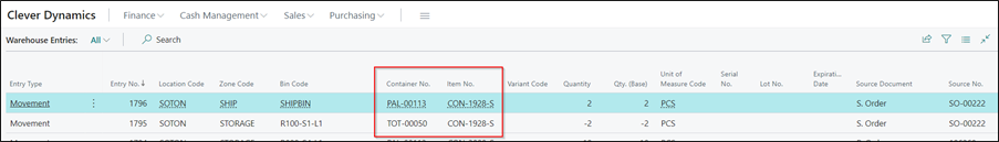 Clever Dynamics - Warehouse Picks
